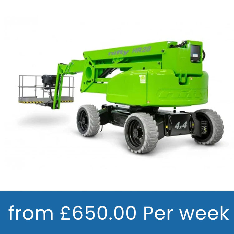 28m Articulated Boom Lift - Central Site Solutions